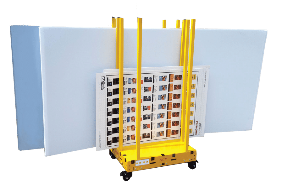 Indoor & Outdoor Dolly [Low Profile Locking Mechanism] Very Stable